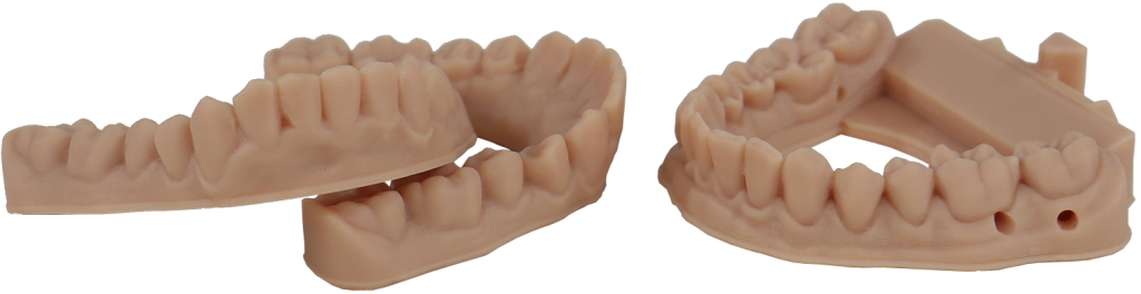 3D-printing accurate dental model and aligner models with resin