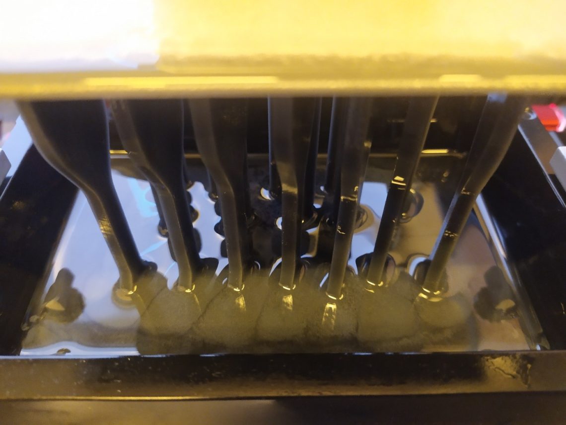 Mixing 3D-printing resins: properties and 3D-printing behavior