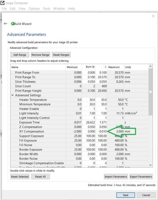 Asiga fix: dental model insert & die is loose or too tight