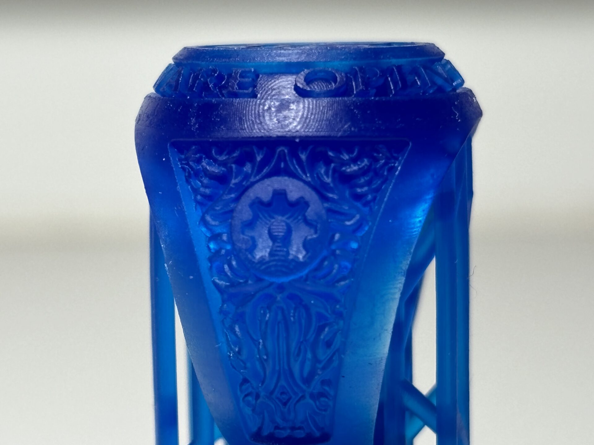 Anti-aliasing (AA) settings to smooth Wax Castable resin 3D parts