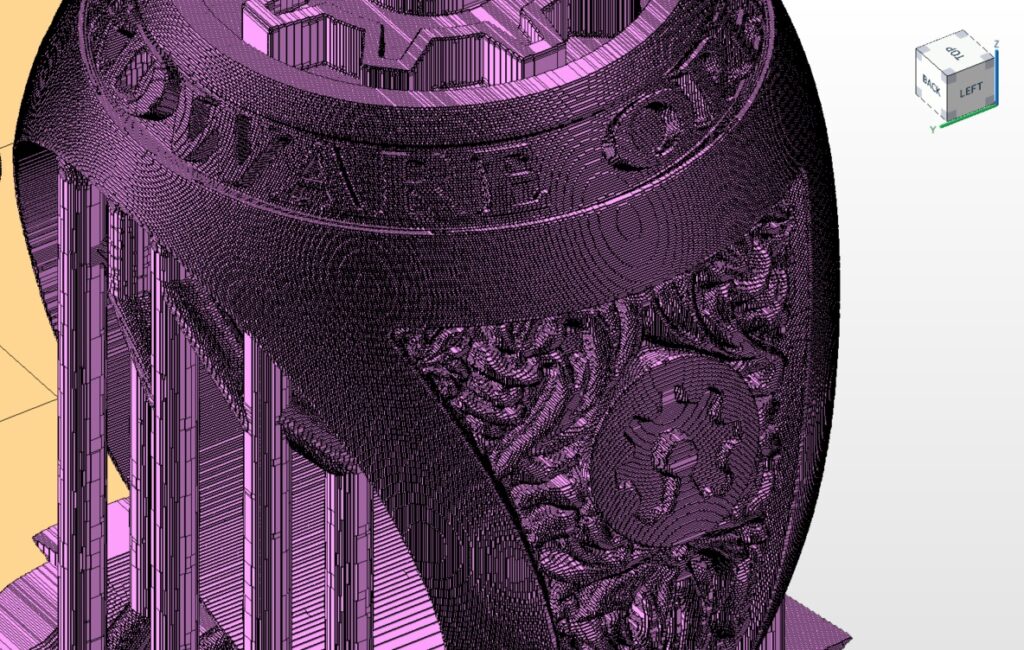 Anti-aliasing (AA) settings to smooth Wax Castable resin 3D parts