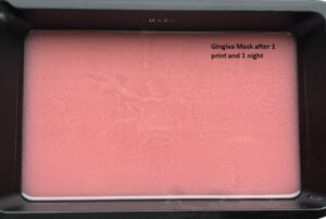 3D-printing dental gingiva mask - Soft gum-like resin