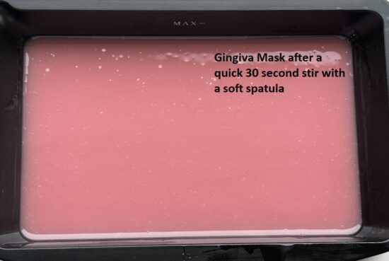 3D-printing dental gingiva mask - Soft gum-like resin