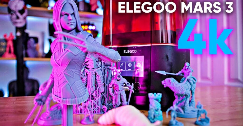 Accurate resin 3D-printed dental & engineering part Elegoo Mars 3