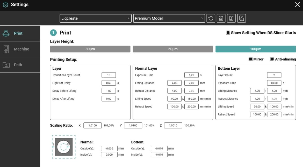 Compatible resins & settings for the Phrozen Sonic XL 4K Plus